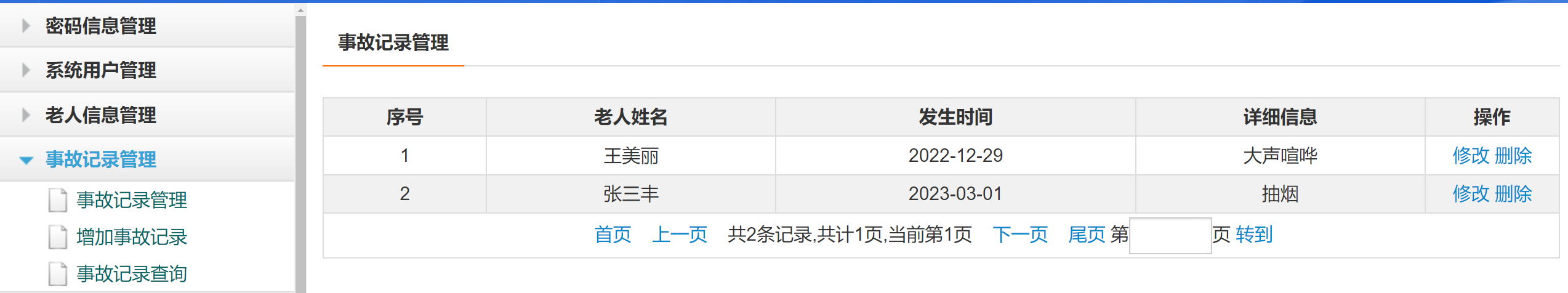 GitHub - wang-buer/Nursing-home-management-system2: 养老院管理系统拥有两种角色：管理员和护工 管理员：用户管理、老人信息管理、事故记录管理 ...