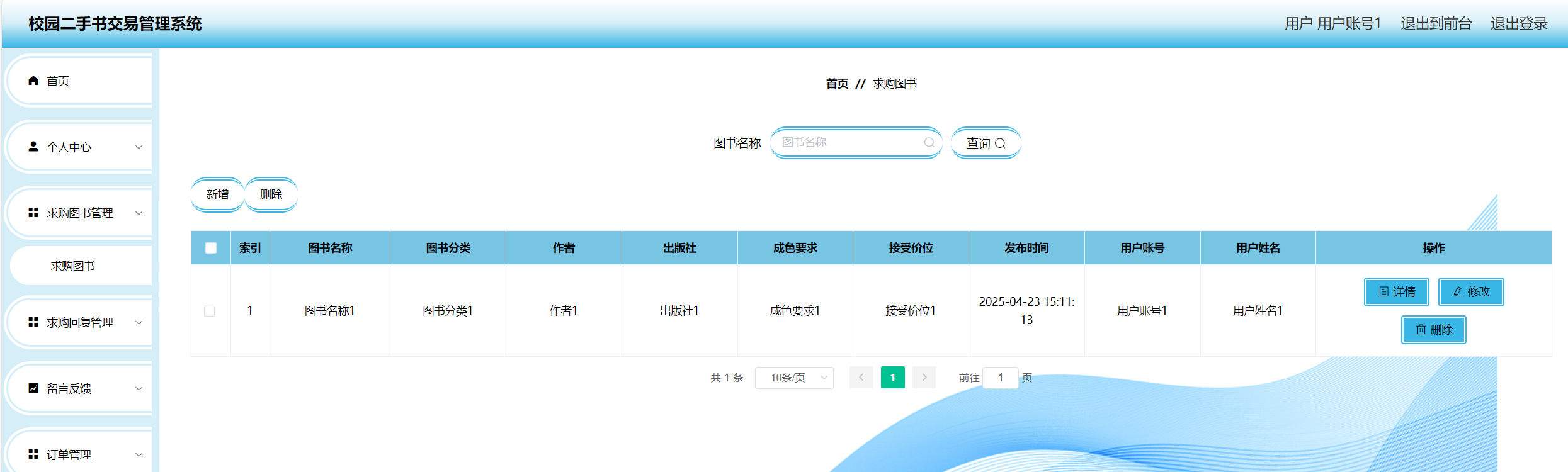GitHub - wang-buer/Springboot-based-second-hand-book-transaction-management-system-10: 基于 ...