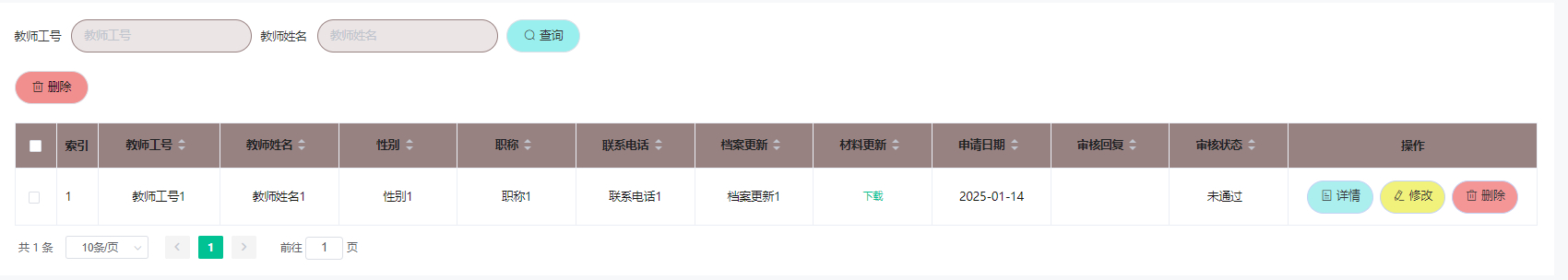 GitHub - wang-buer/A-Teacher-Personnel-Management-System-Based-on-Springboot-7: 基于springboot的教师 ...