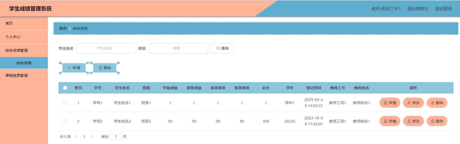 GitHub - wang-buer/Student-Grade-Management-System-Based-on-Springboot-5: 基于springboot的学生成绩管理系统5 ...