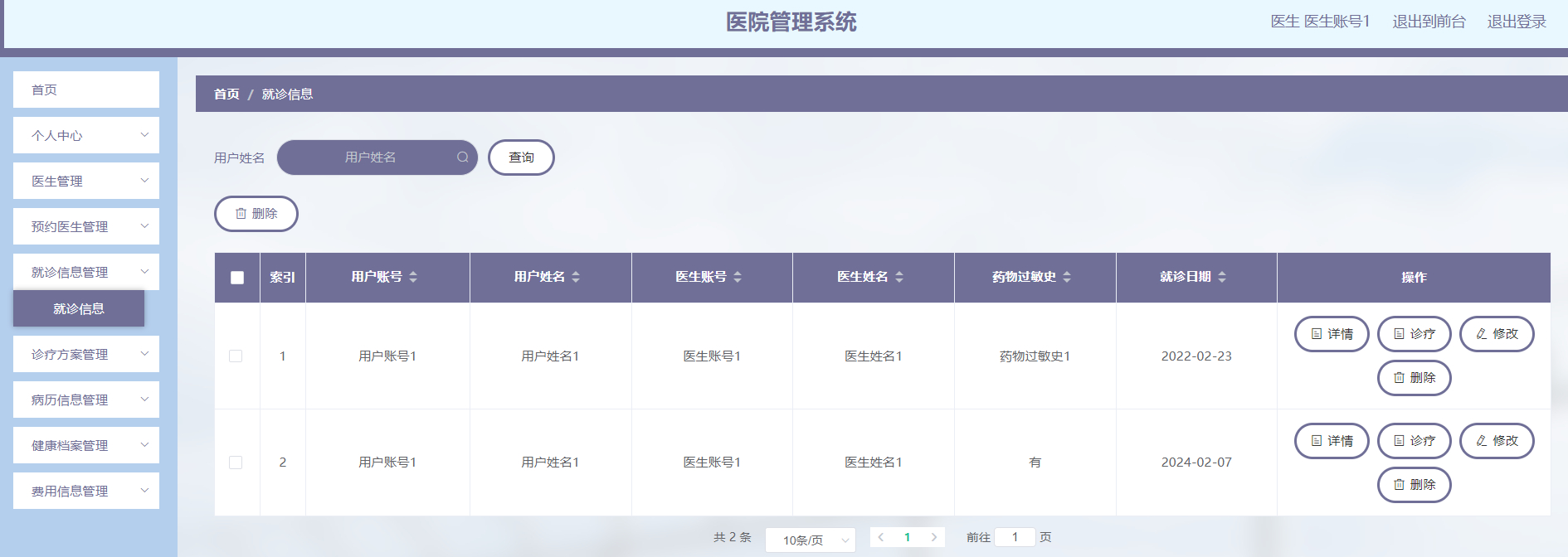 GitHub - wang-buer/Hospital-Management-System-Based-on-Springboot-8: 基于springboot和vue的医院管理系统8拥有三 ...
