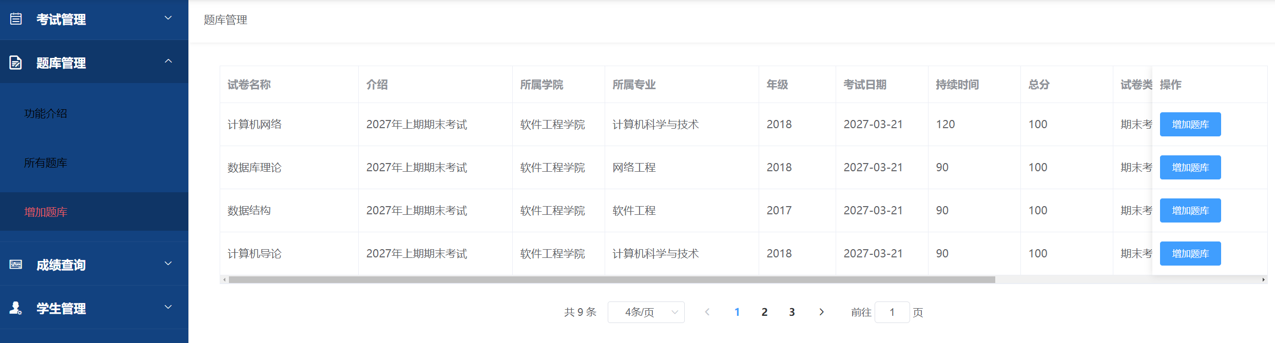 基于springboot的在线考试管理系统 基于springboot的在线考试管理系统 基于springboot和vue的在线考试管理系统